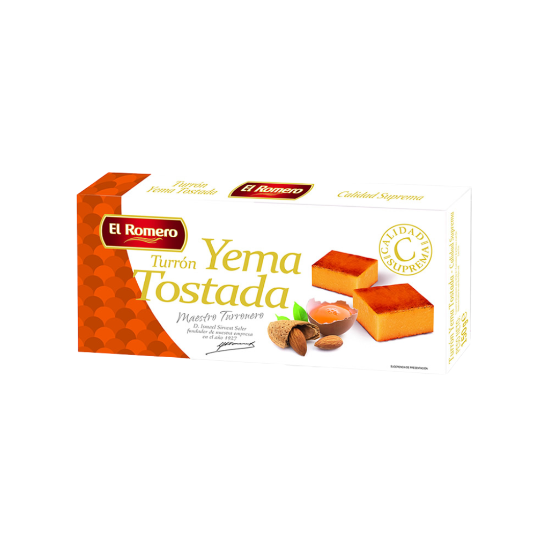 Turrón Yema Tostada Suprema – 150 g. – Turrones El Romero